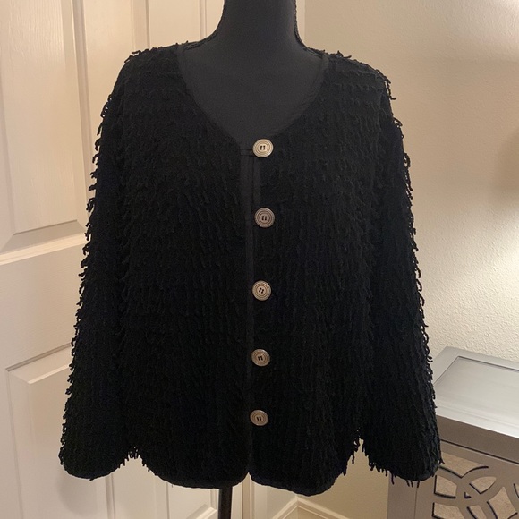 new directions | Jackets & Coats | New Direction Womens Fringe Black ...